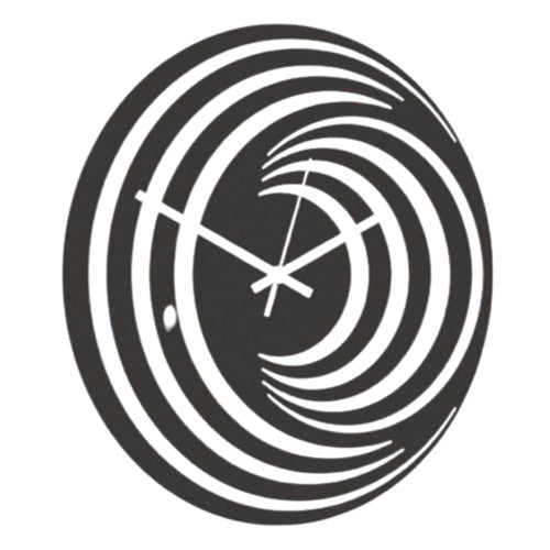 Desiner Black Wall Clock – Deen Store